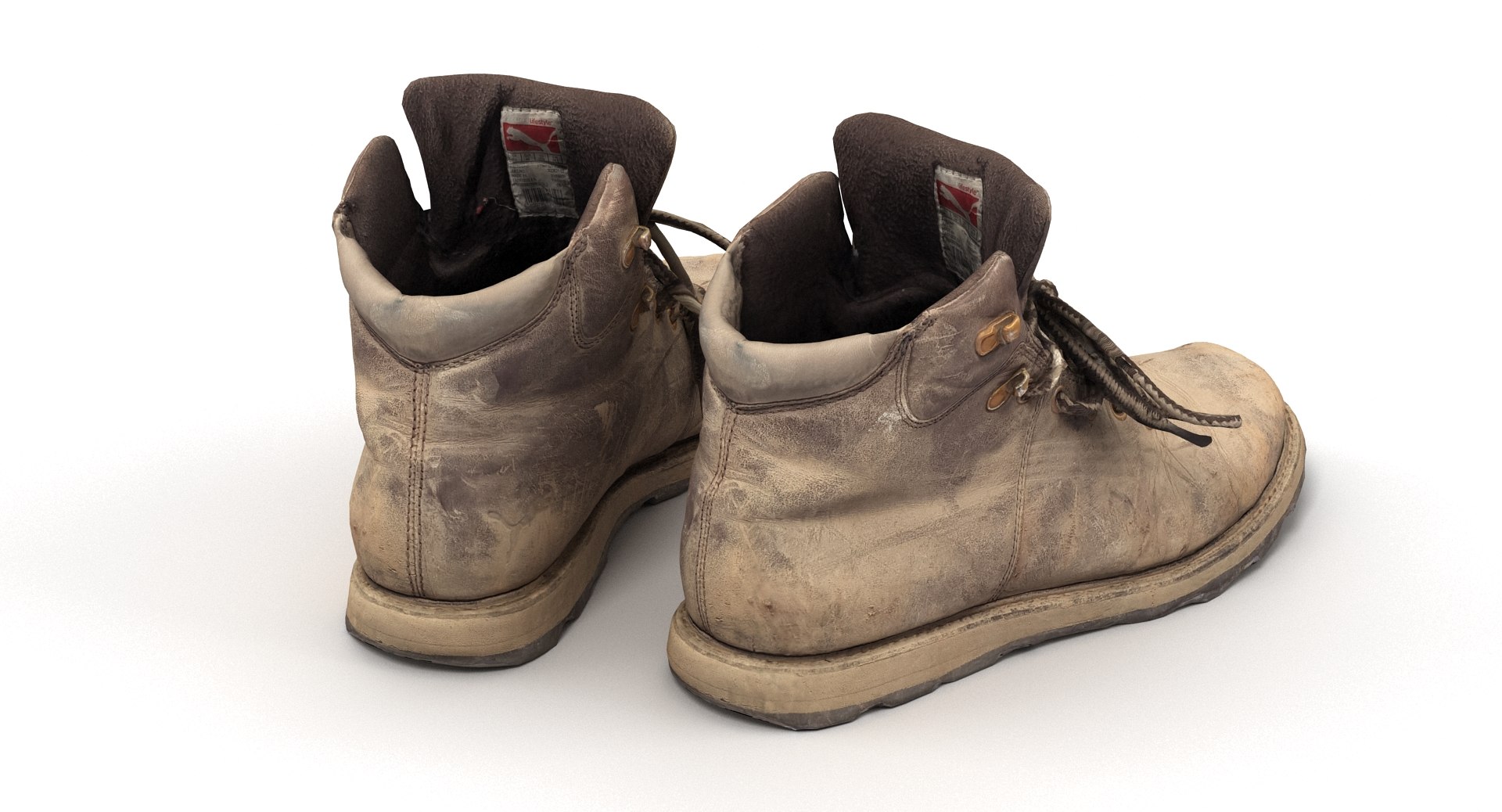 Worker Shoes 3D Model - TurboSquid 1399376