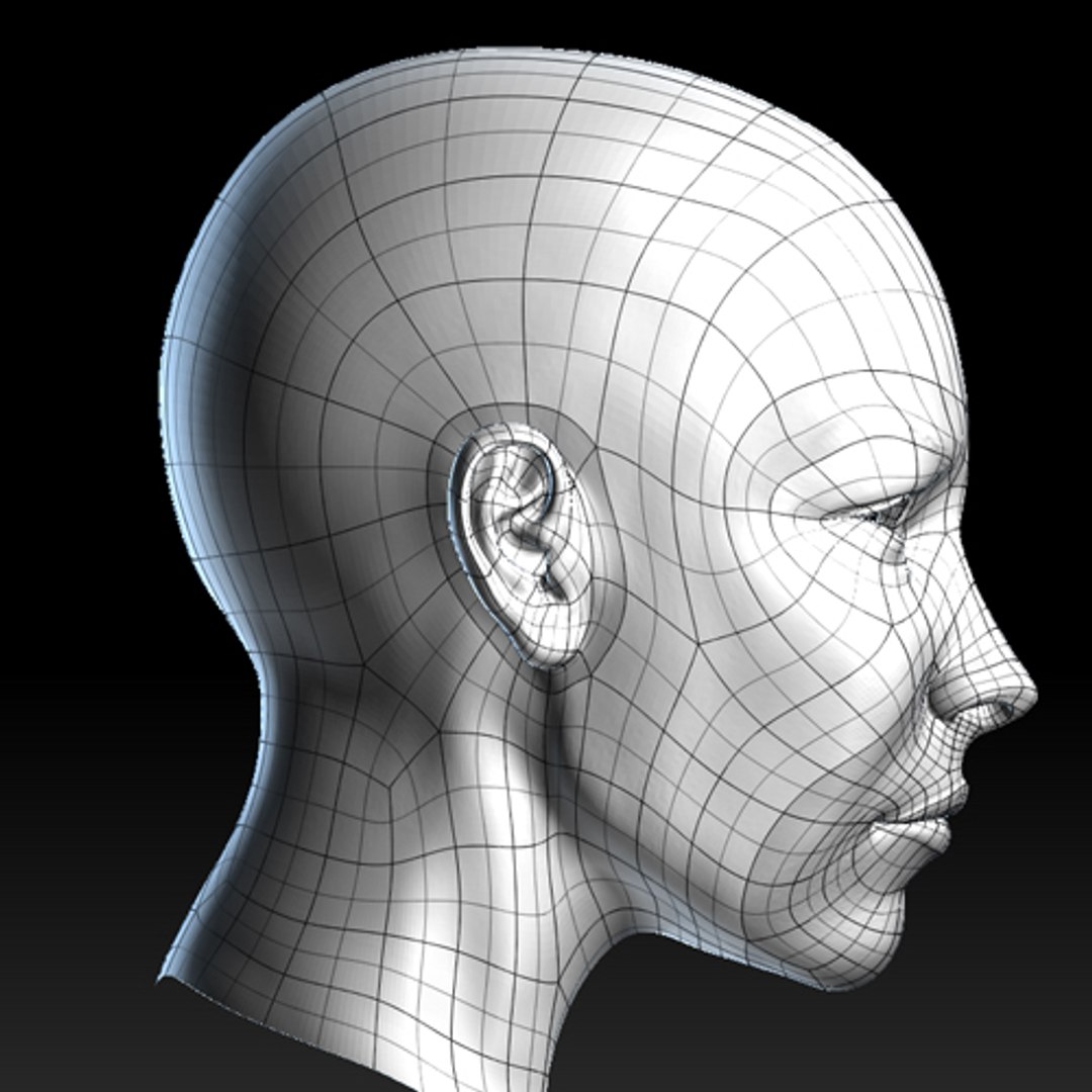maya female head