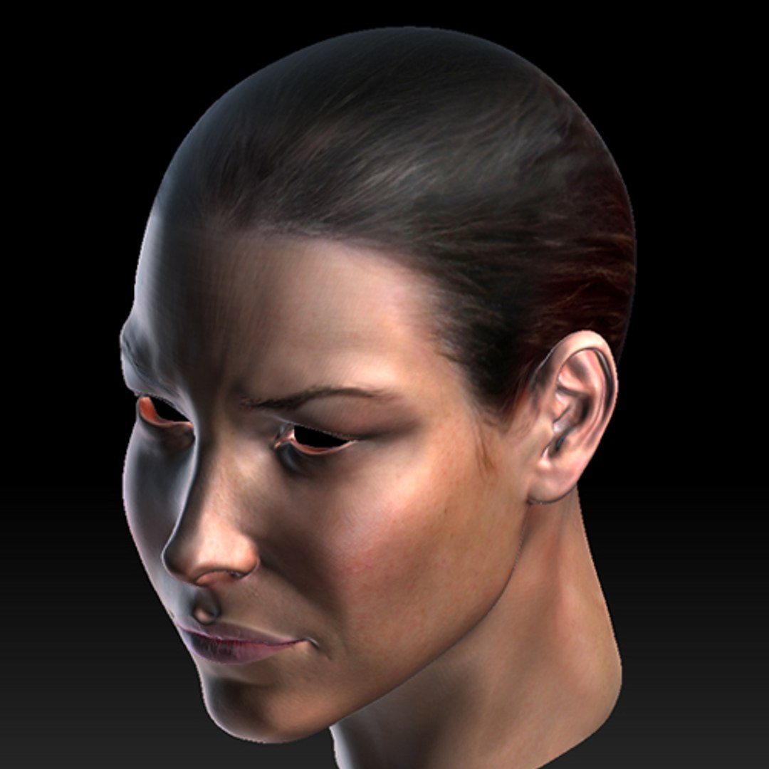 maya female head