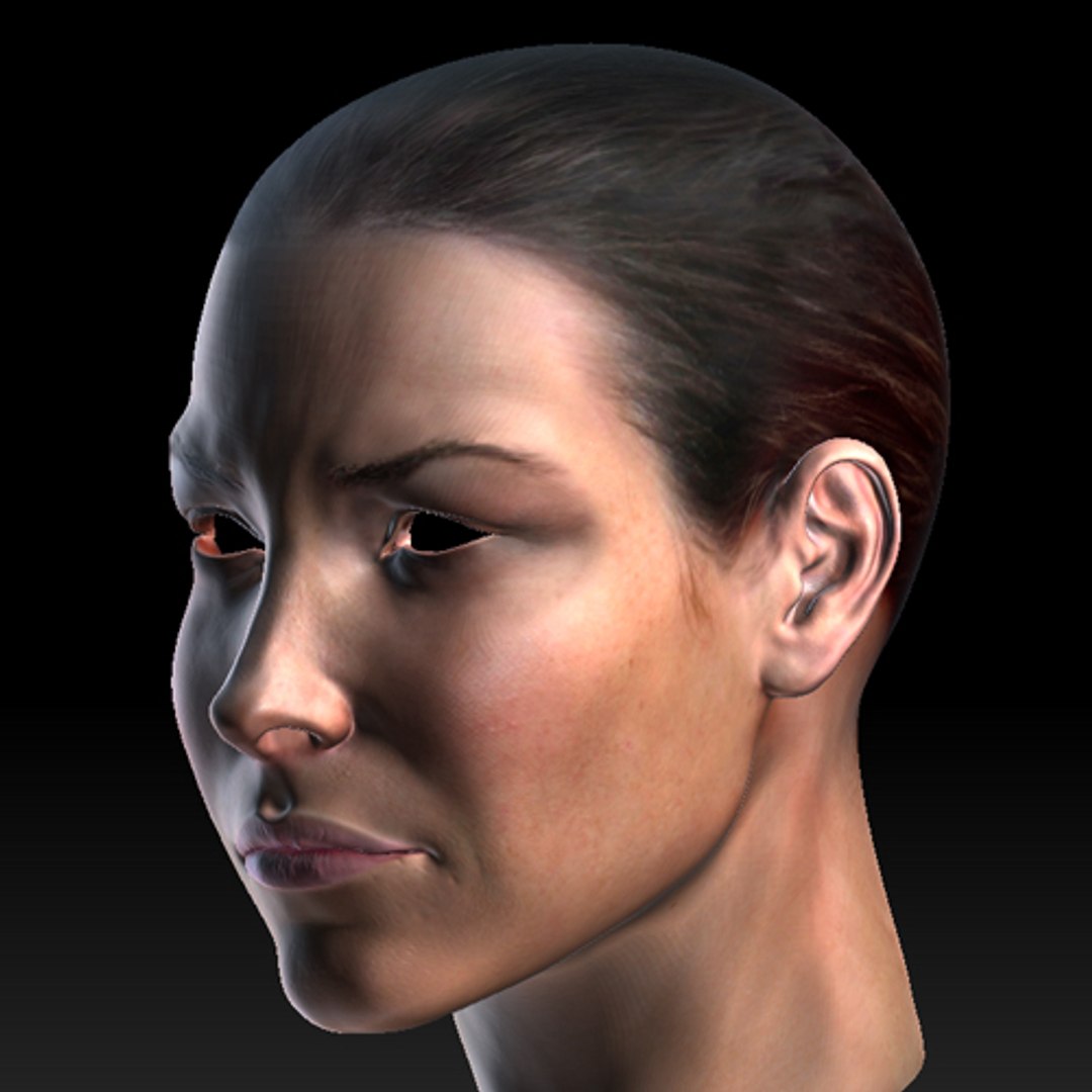 maya female head