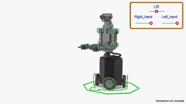 3D Space General-Purpose Robot Rigged - TurboSquid 1951673