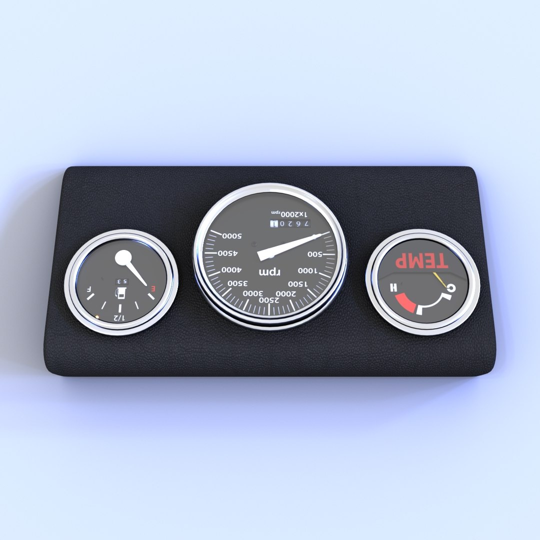 Speed Meter 3D Model - TurboSquid 1376120