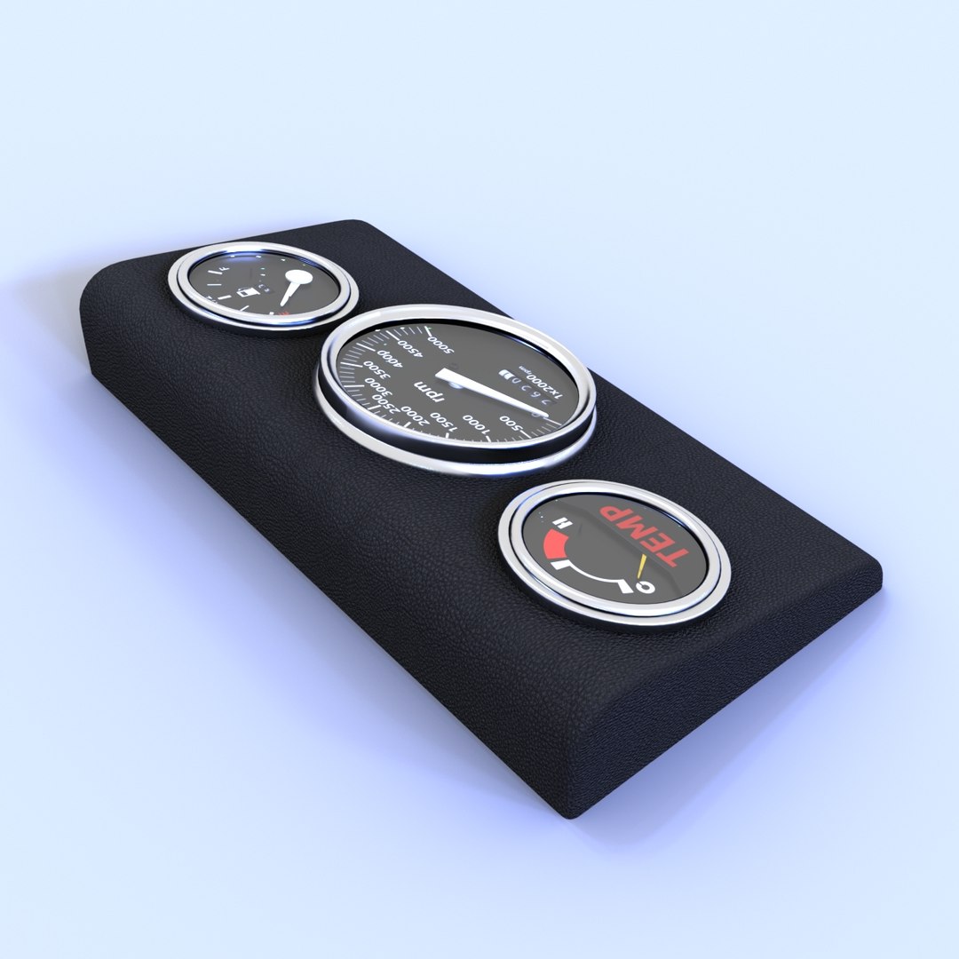 Speed Meter 3D Model - TurboSquid 1376120