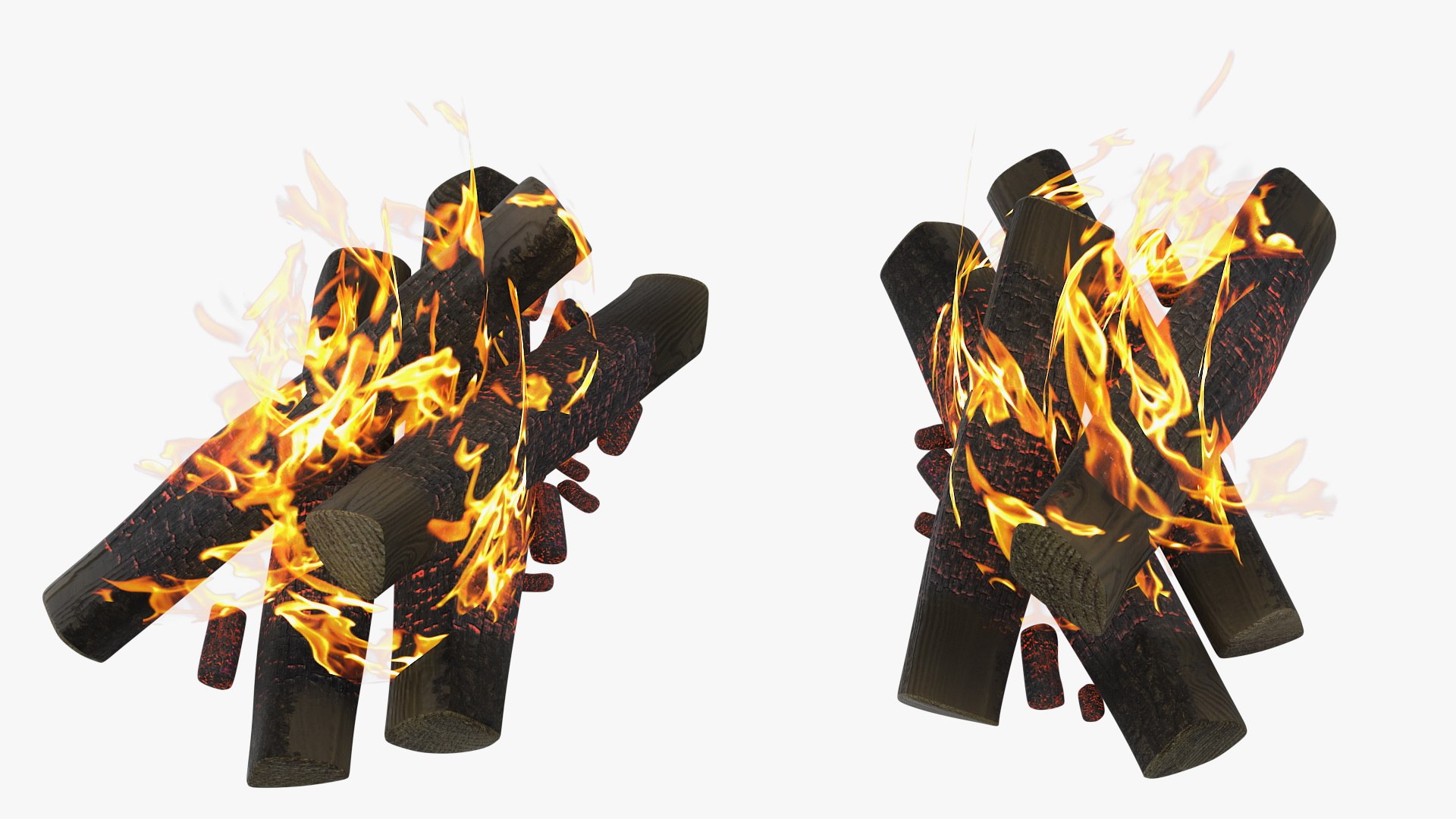 Bonfire Burning 3D Model - TurboSquid 1486664