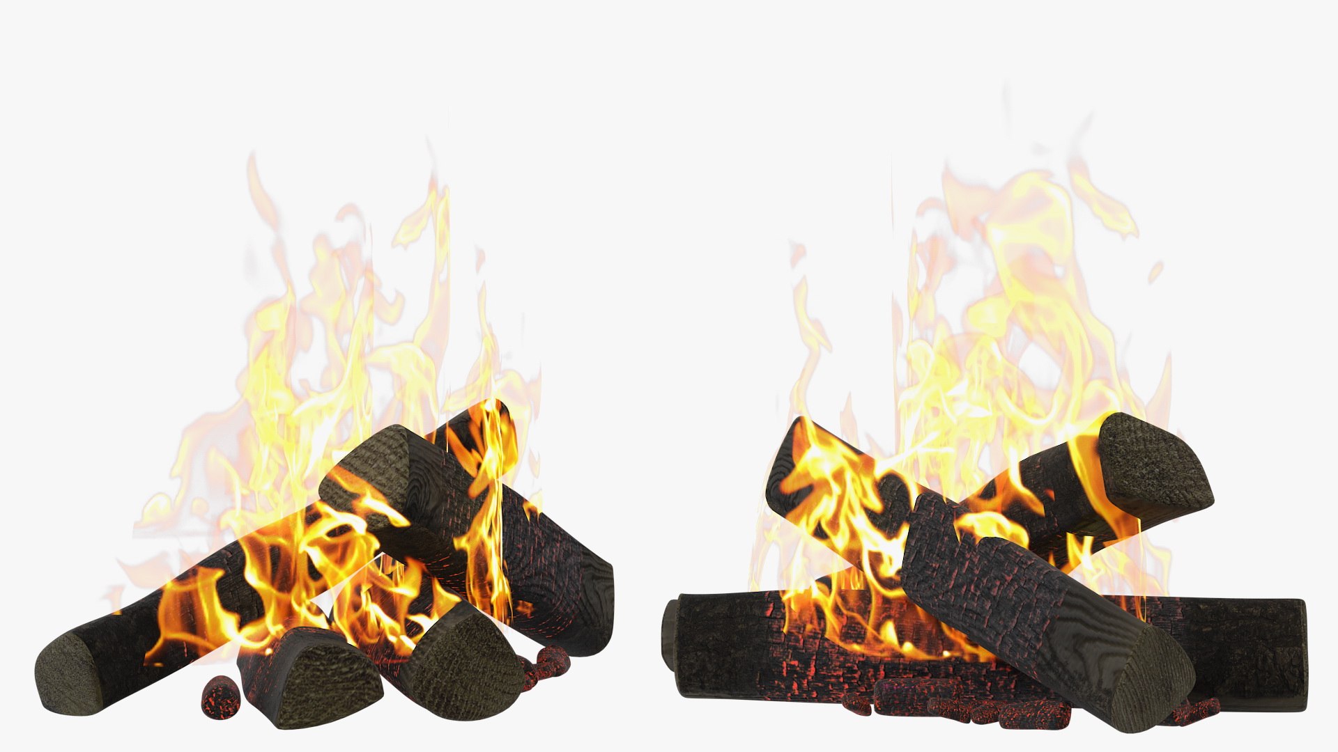 Bonfire Burning 3D Model - TurboSquid 1486664