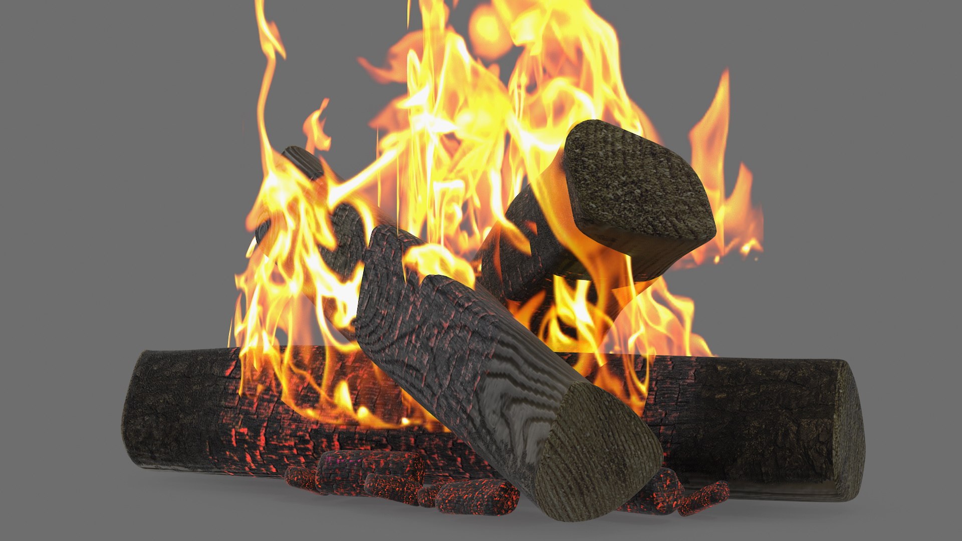 Bonfire Burning 3D Model - TurboSquid 1486664