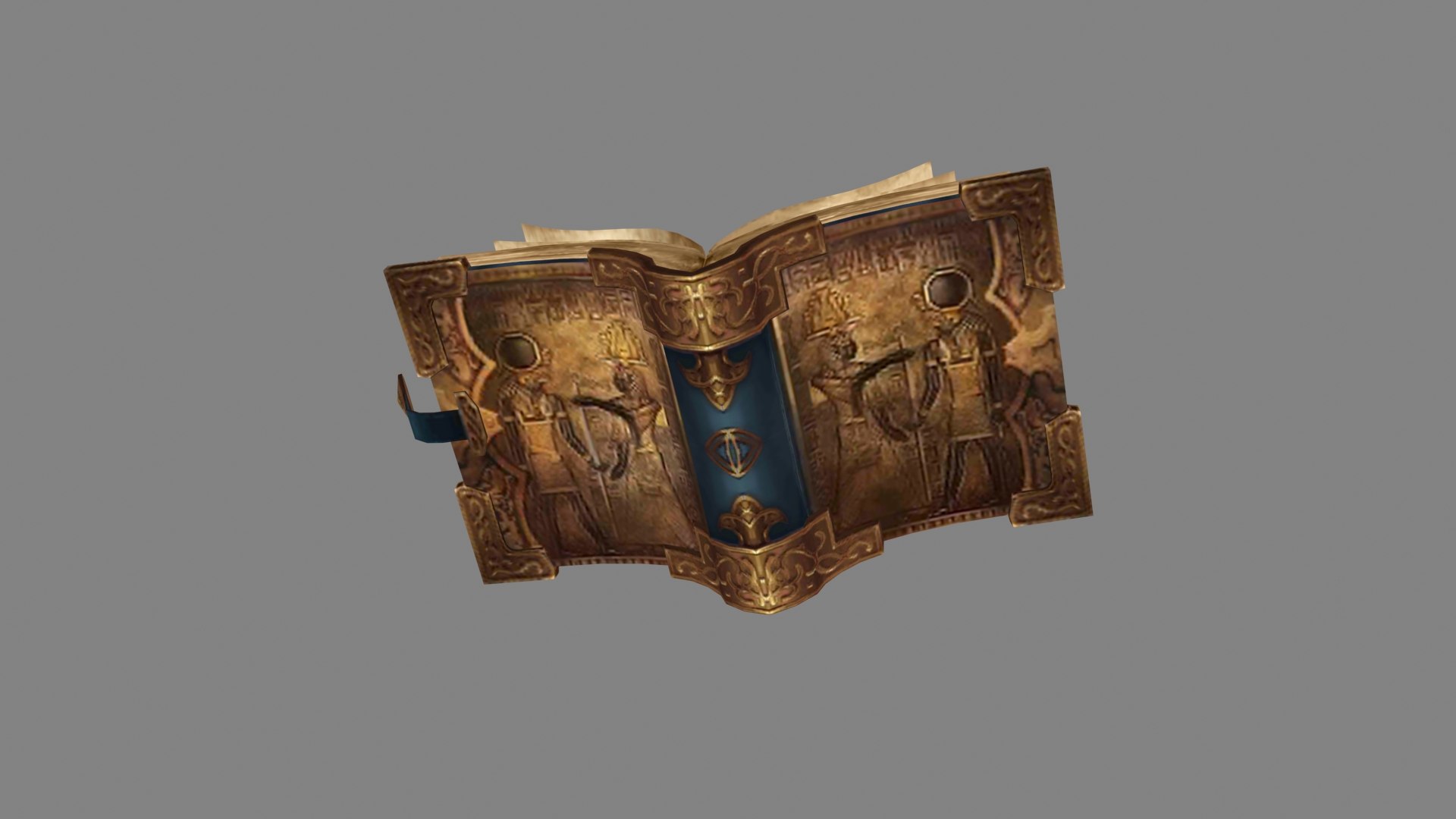 3D The Book Of Magic Low-poly Model - TurboSquid 2114620
