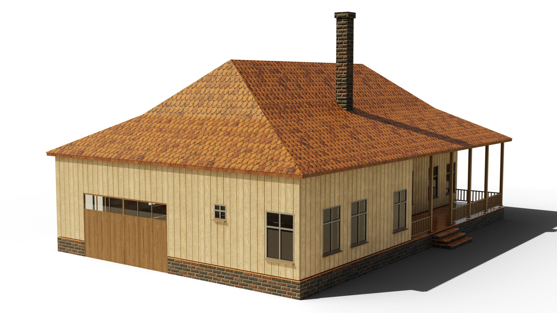 3D American House 005 - TurboSquid 2174847