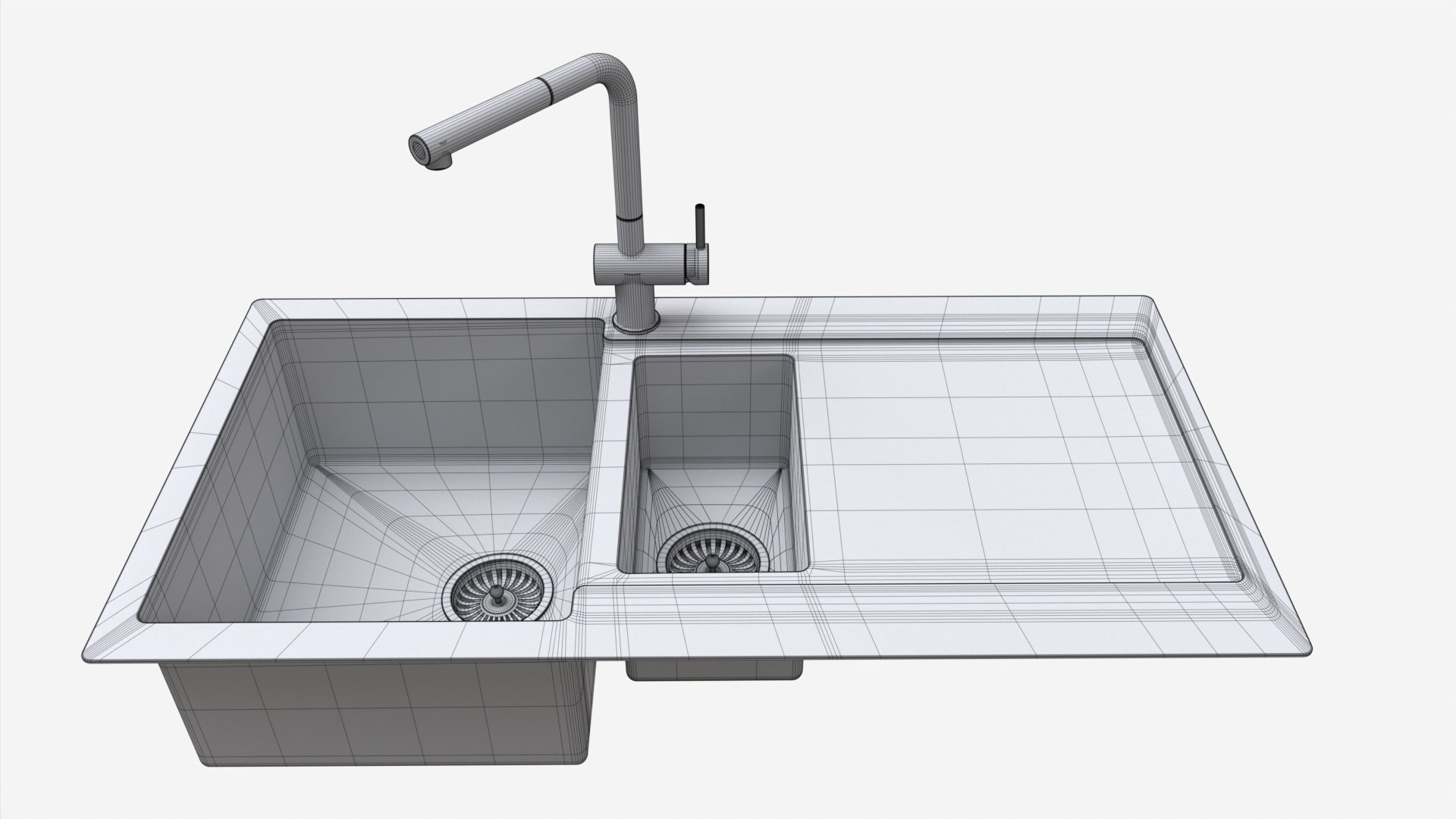 Kitchen sinks 3D model - TurboSquid 2134158