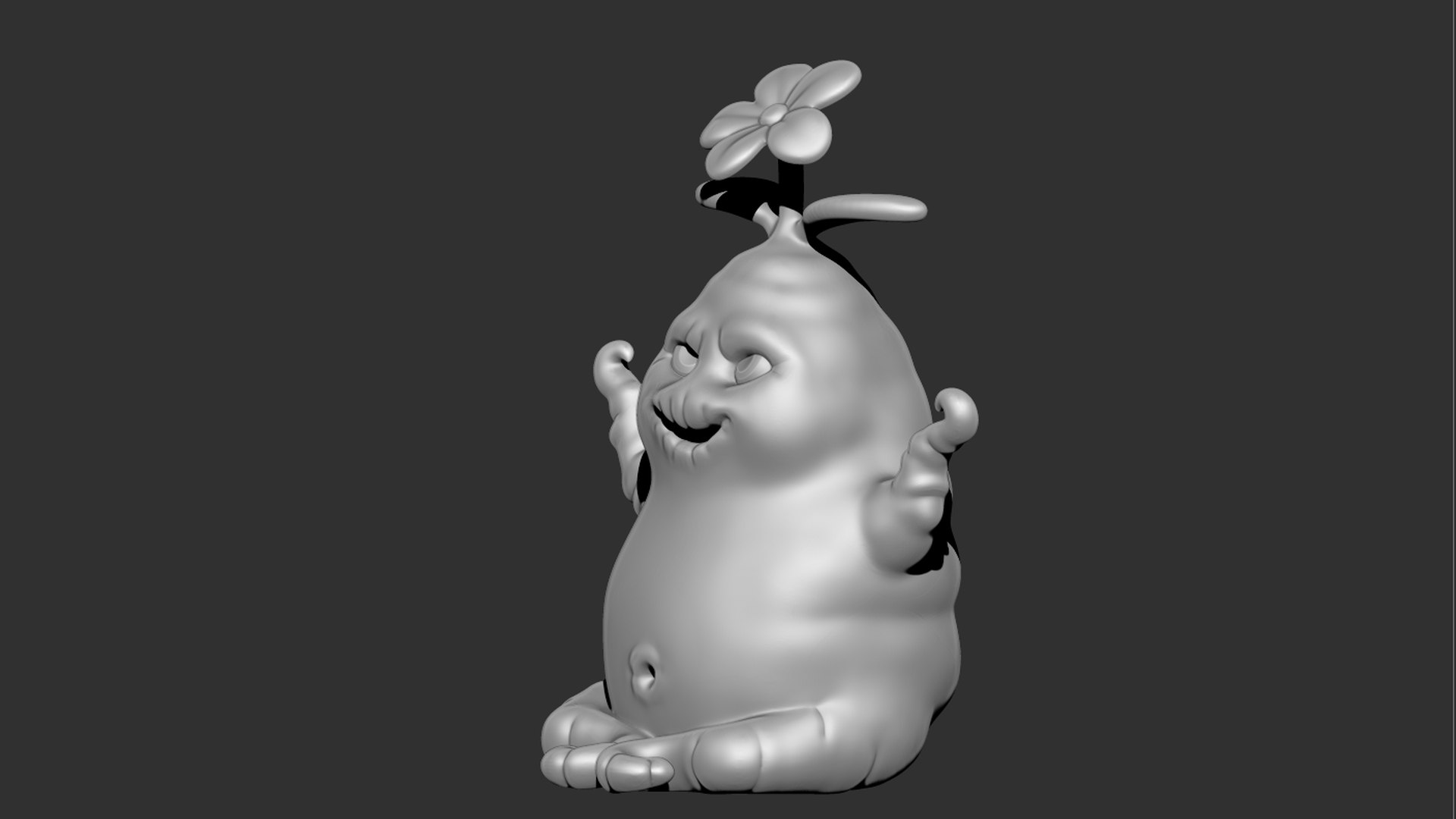 3D Cute Mandrake Var 2 3D print model - TurboSquid 1828075