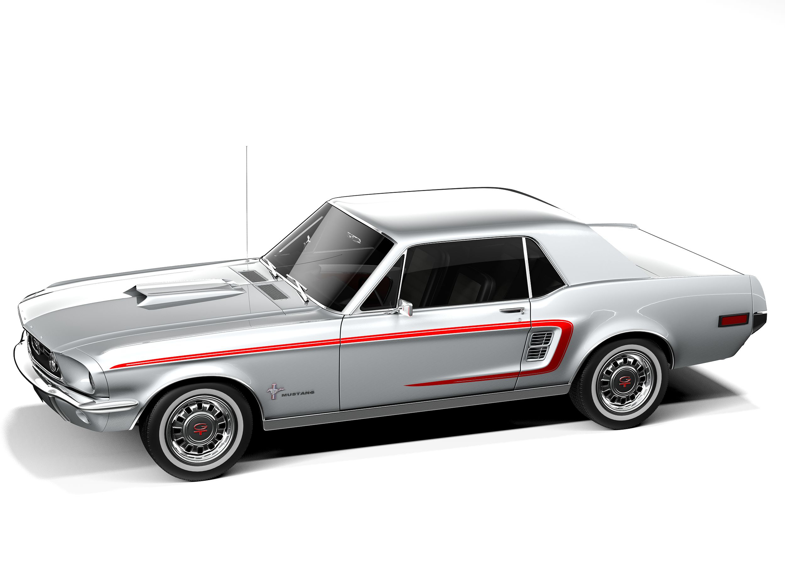 modelo 3d Ford Mustang Coupé 1967 - TurboSquid 2224180