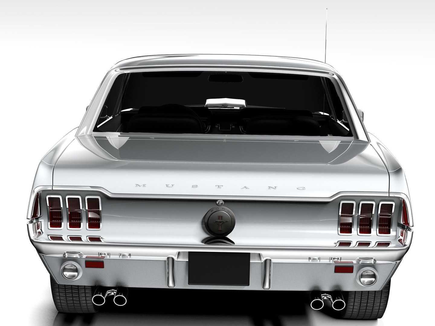 3D Model Ford Mustang Coupe 1967 - TurboSquid 2224180