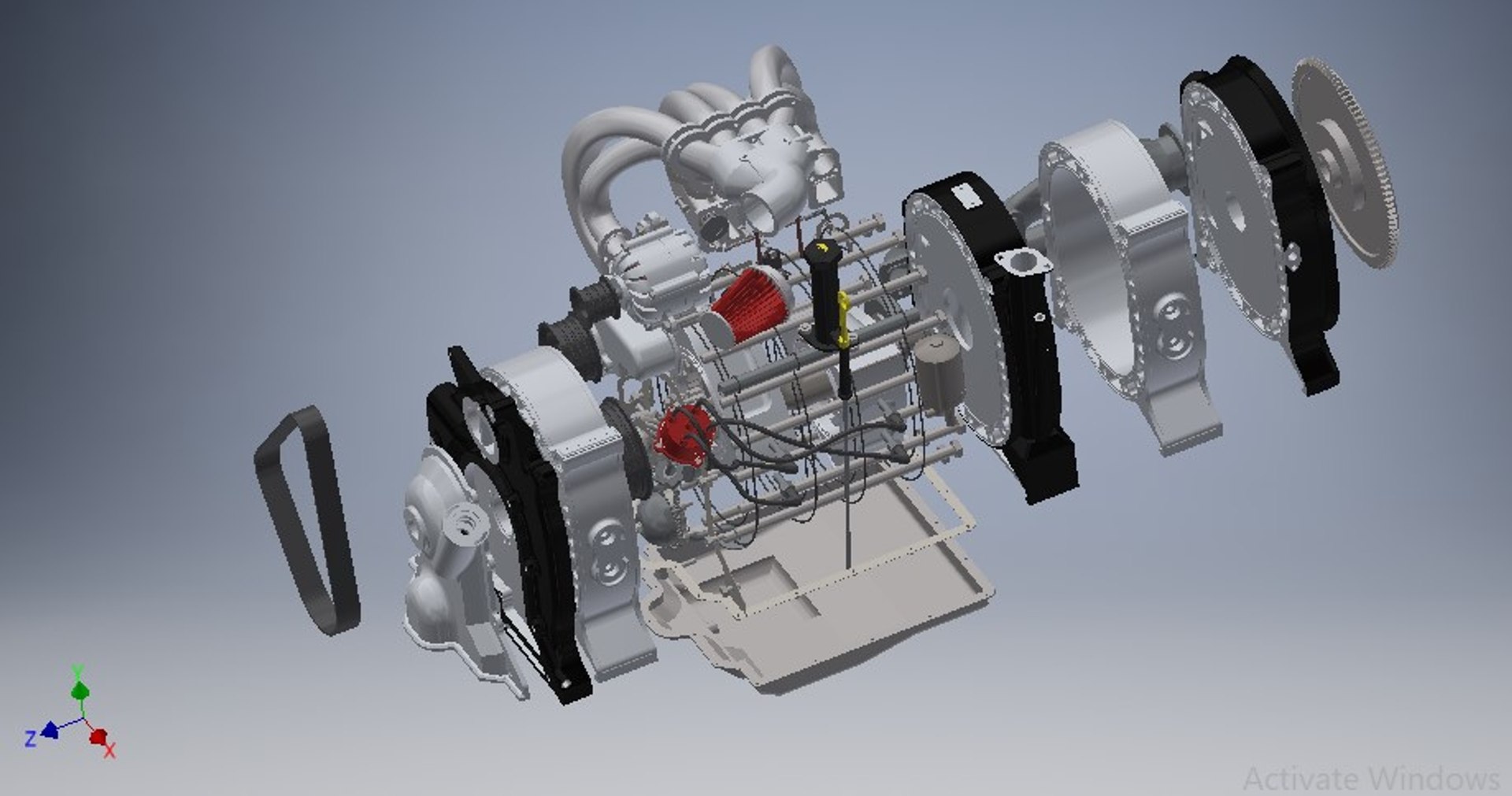 Engine Rotary Wankel Model - TurboSquid 1609534