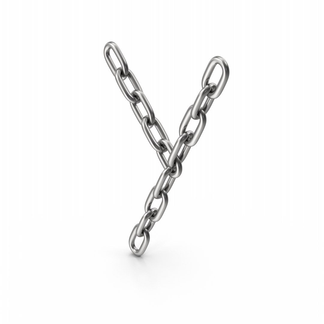 3D Model Chain Letters Alphabet Collection - TurboSquid 2031533