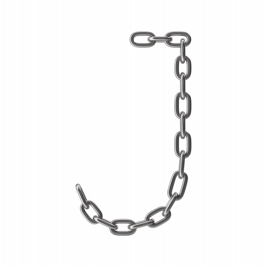 3D Model Chain Letters Alphabet Collection - TurboSquid 2031533