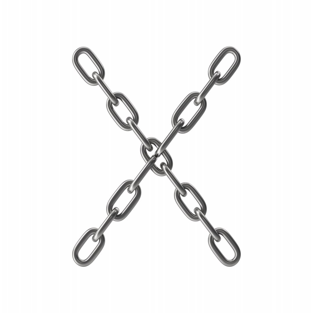 3D Model Chain Letters Alphabet Collection - TurboSquid 2031533