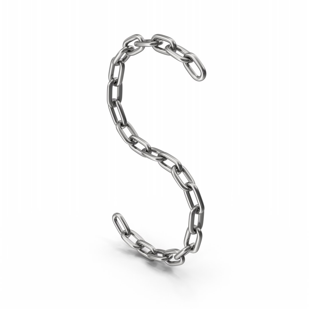 3D Model Chain Letters Alphabet Collection - TurboSquid 2031533