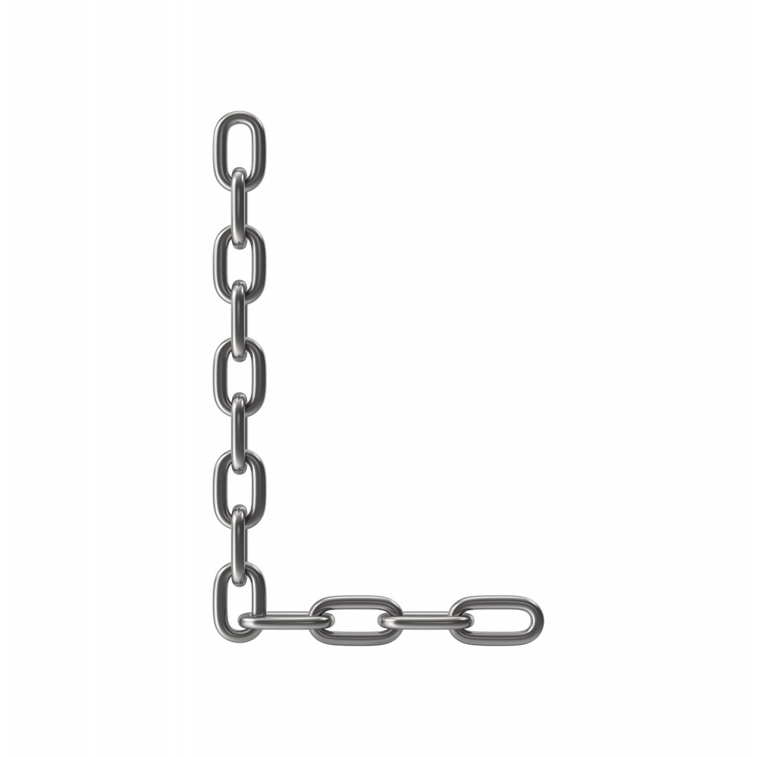 3D Model Chain Letters Alphabet Collection - TurboSquid 2031533