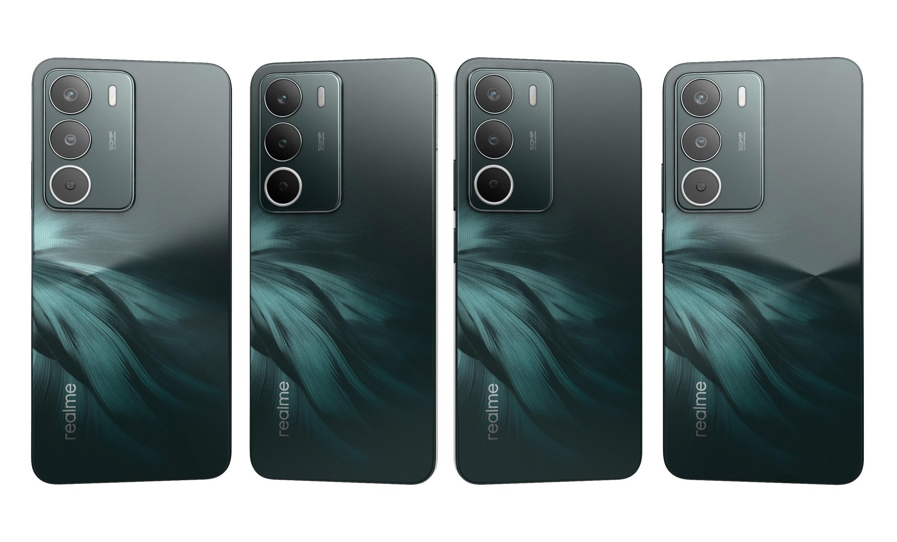 Realme C71 And Realme C73 All Colors 3D Model - TurboSquid 2421041