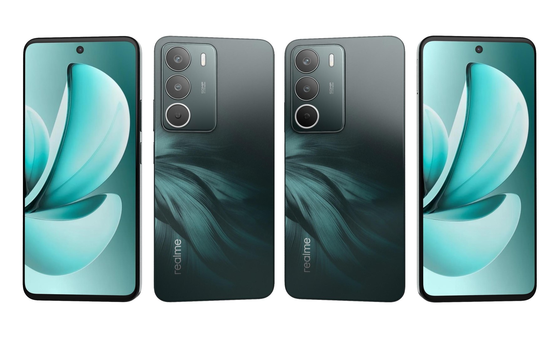 Realme C71 And Realme C73 All Colors 3D Model - TurboSquid 2421041