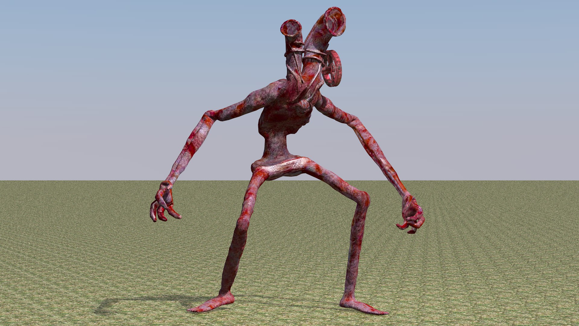 3D 3D Low Poly Pipe Head Character - TurboSquid 1719575