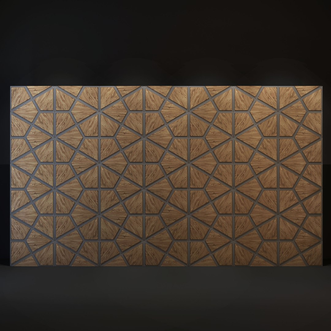 Islamic Wall Panel 3D Model - TurboSquid 1480056