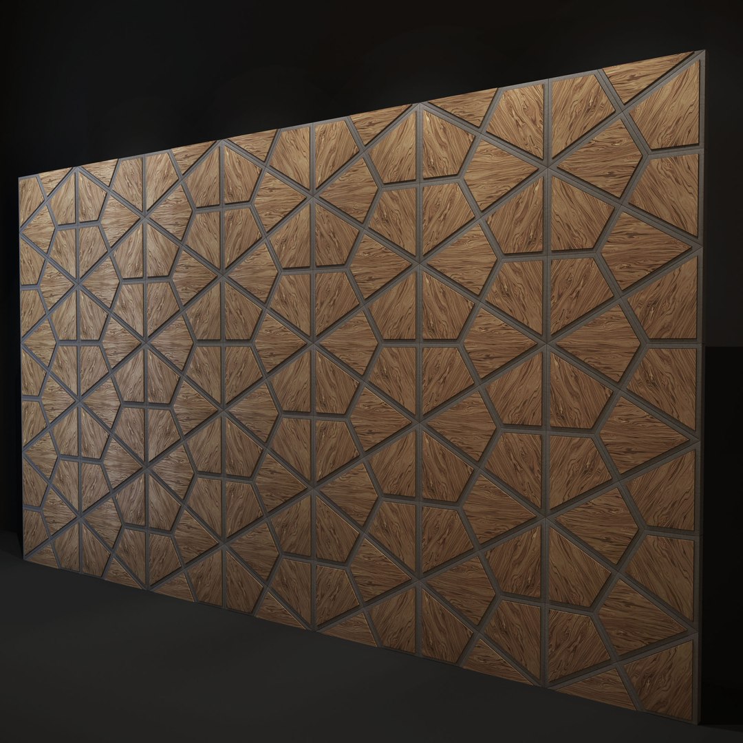 Islamic Wall Panel 3D Model - TurboSquid 1480056