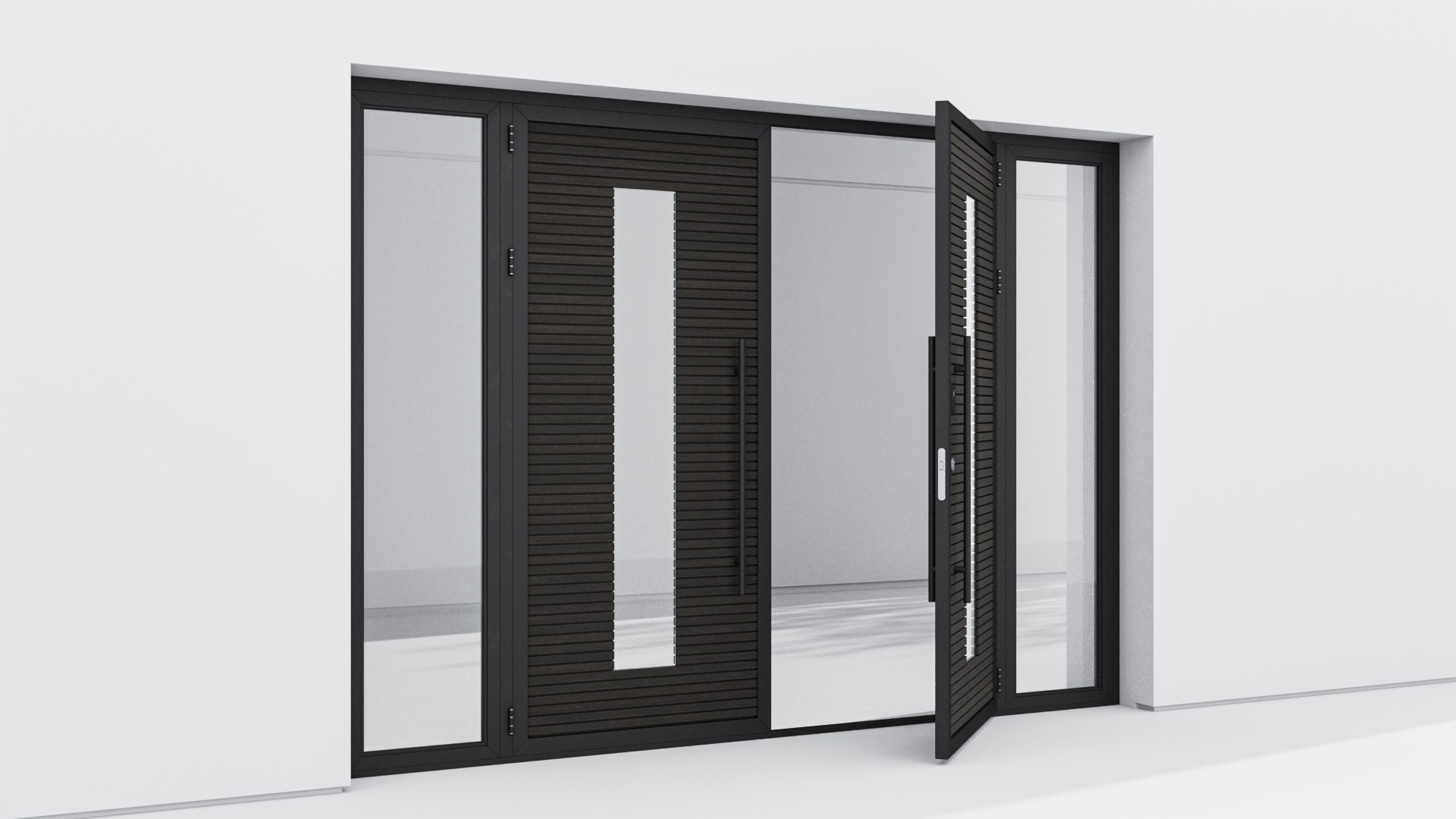 3D Aluminium Door 61 - TurboSquid 2016655