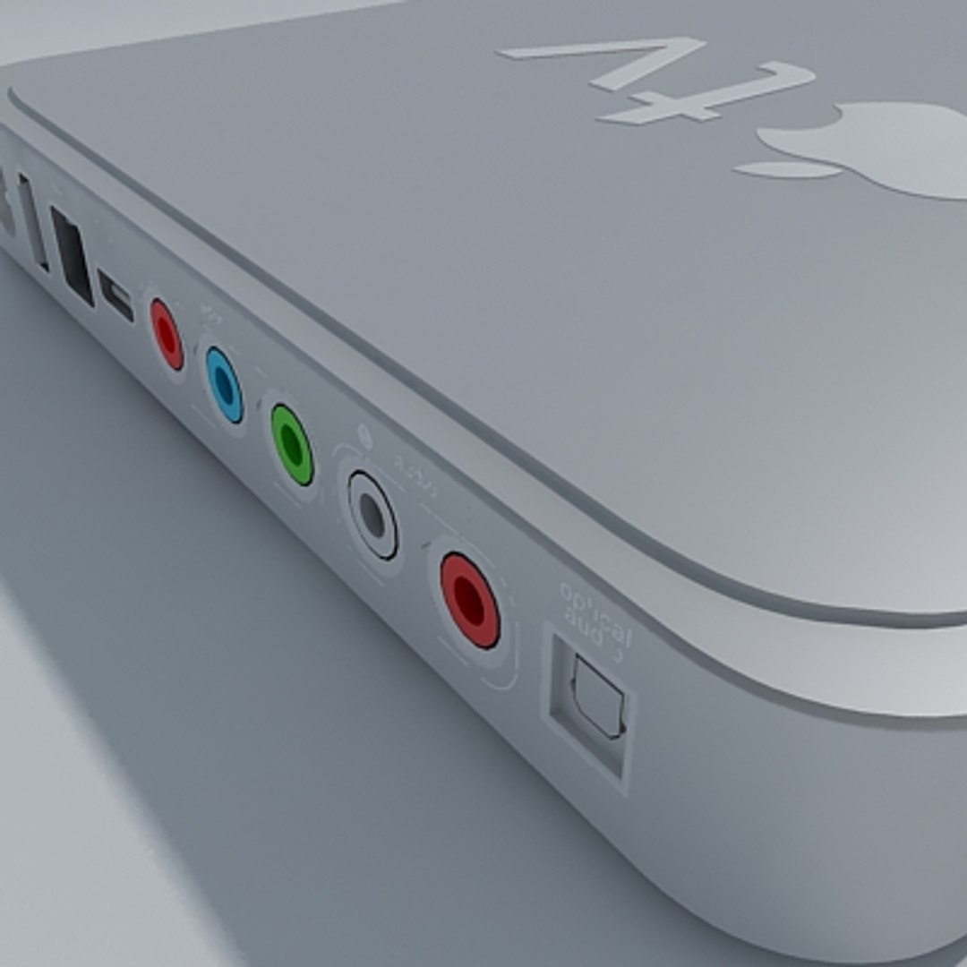 3d Apple Itv Model