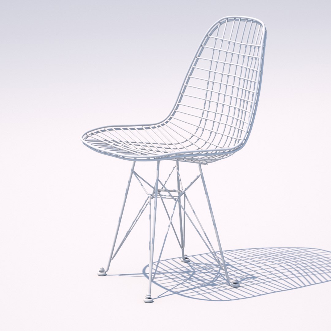 3d Eames Wire Chair Model