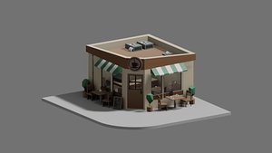 Blender Cafe Models | TurboSquid