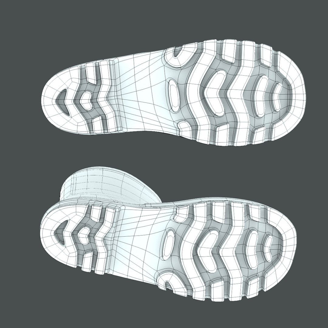 3D Yellow Boots Buckles - TurboSquid 1384797