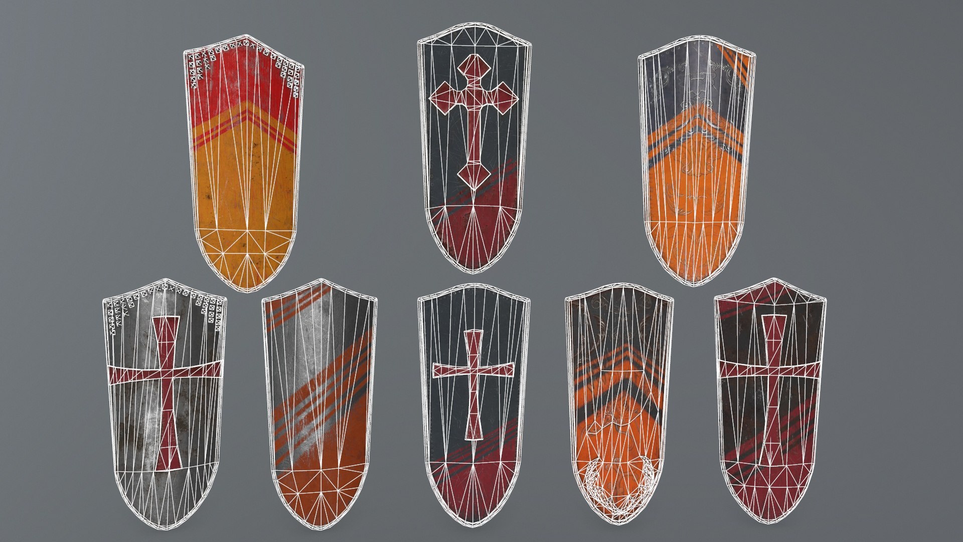 3D Shield - TurboSquid 1577657