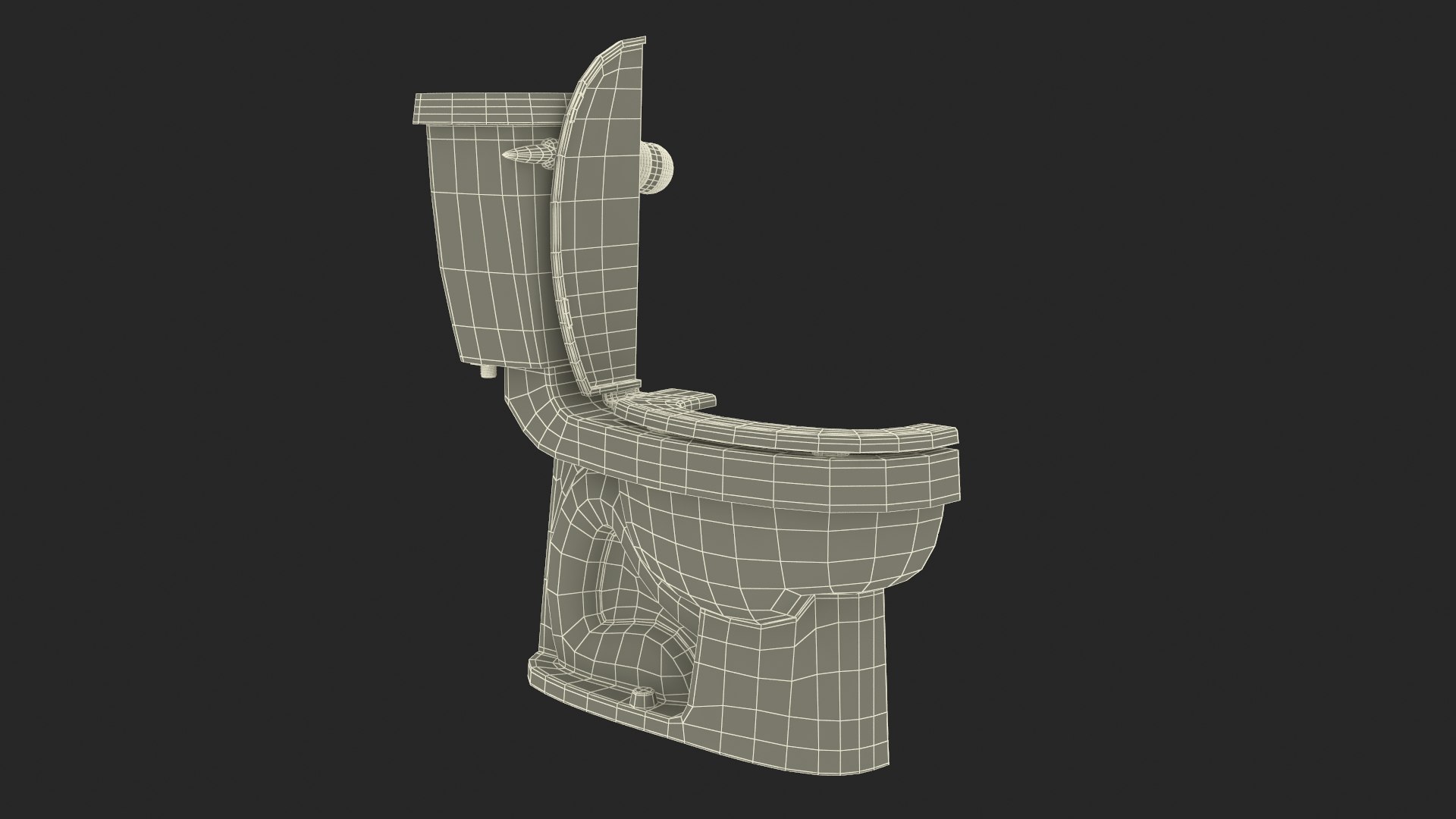 3D Cutaway Toilet Model Model - TurboSquid 2328720