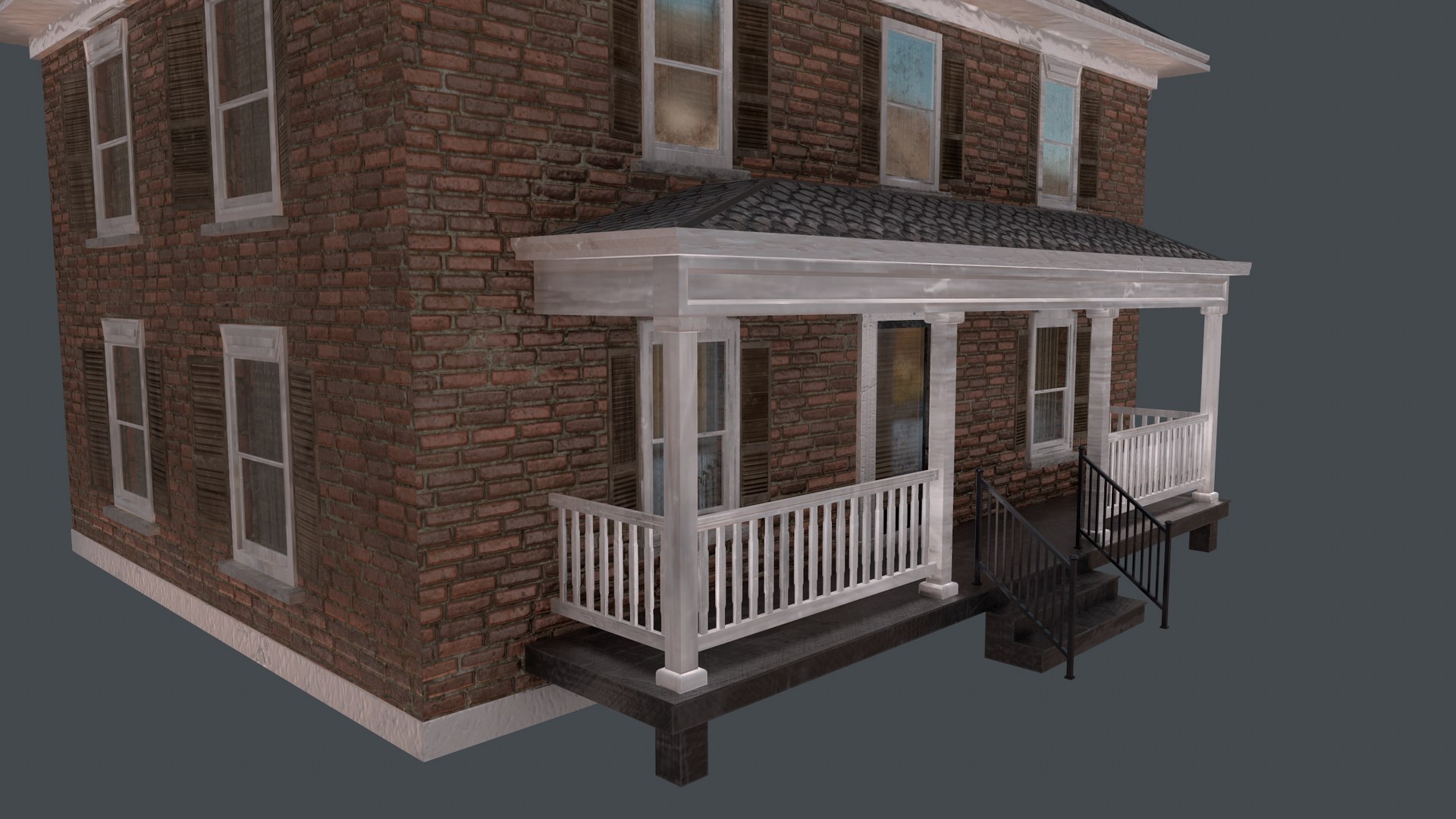 Brick House 3D Model - TurboSquid 1932066