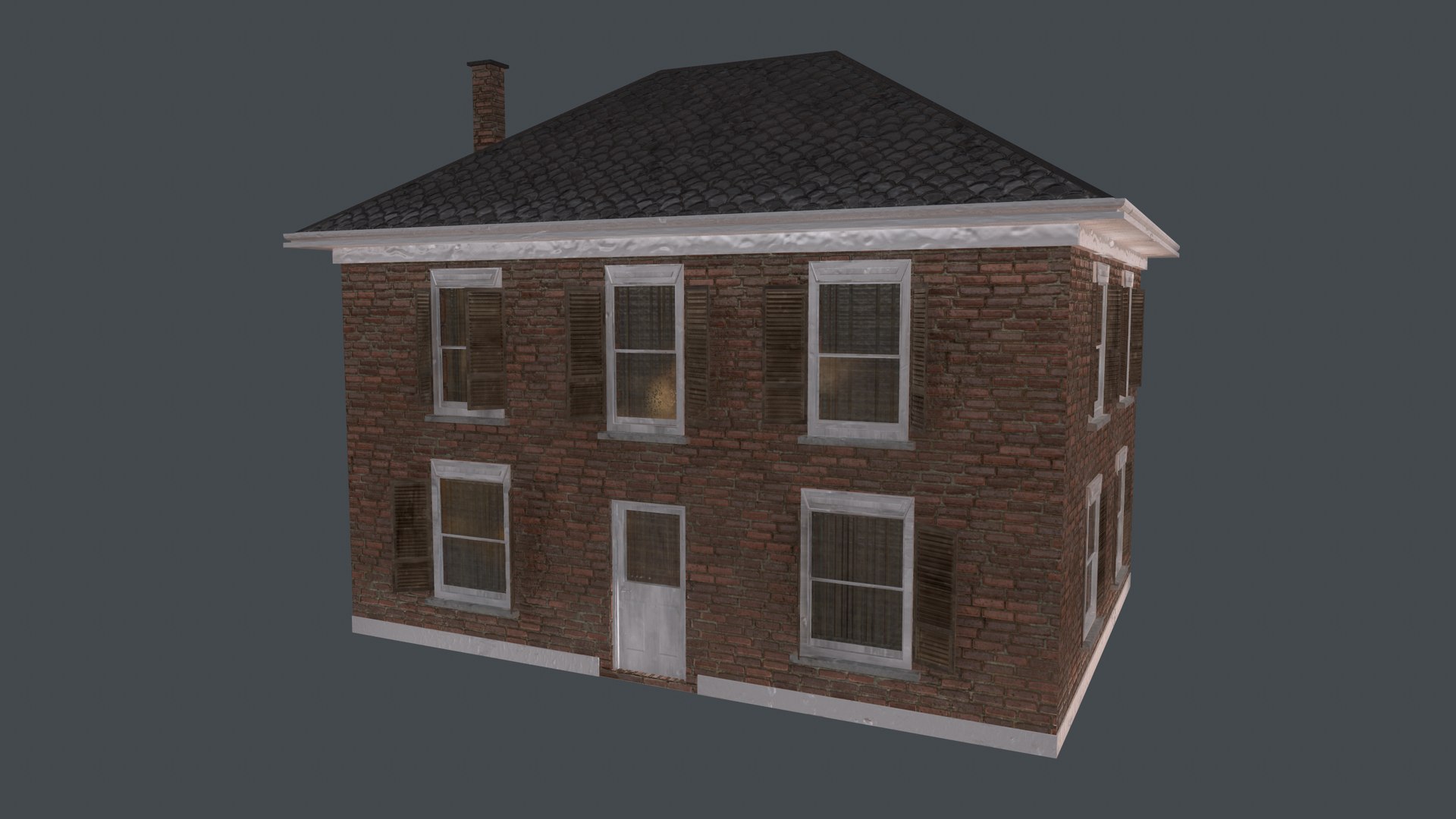 Brick House 3D Model - TurboSquid 1932066