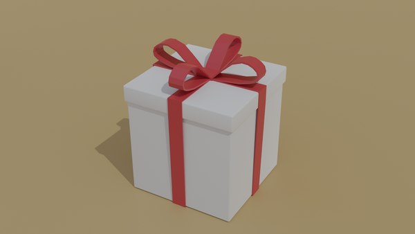 3D model cartoon gift box - TurboSquid 1671881