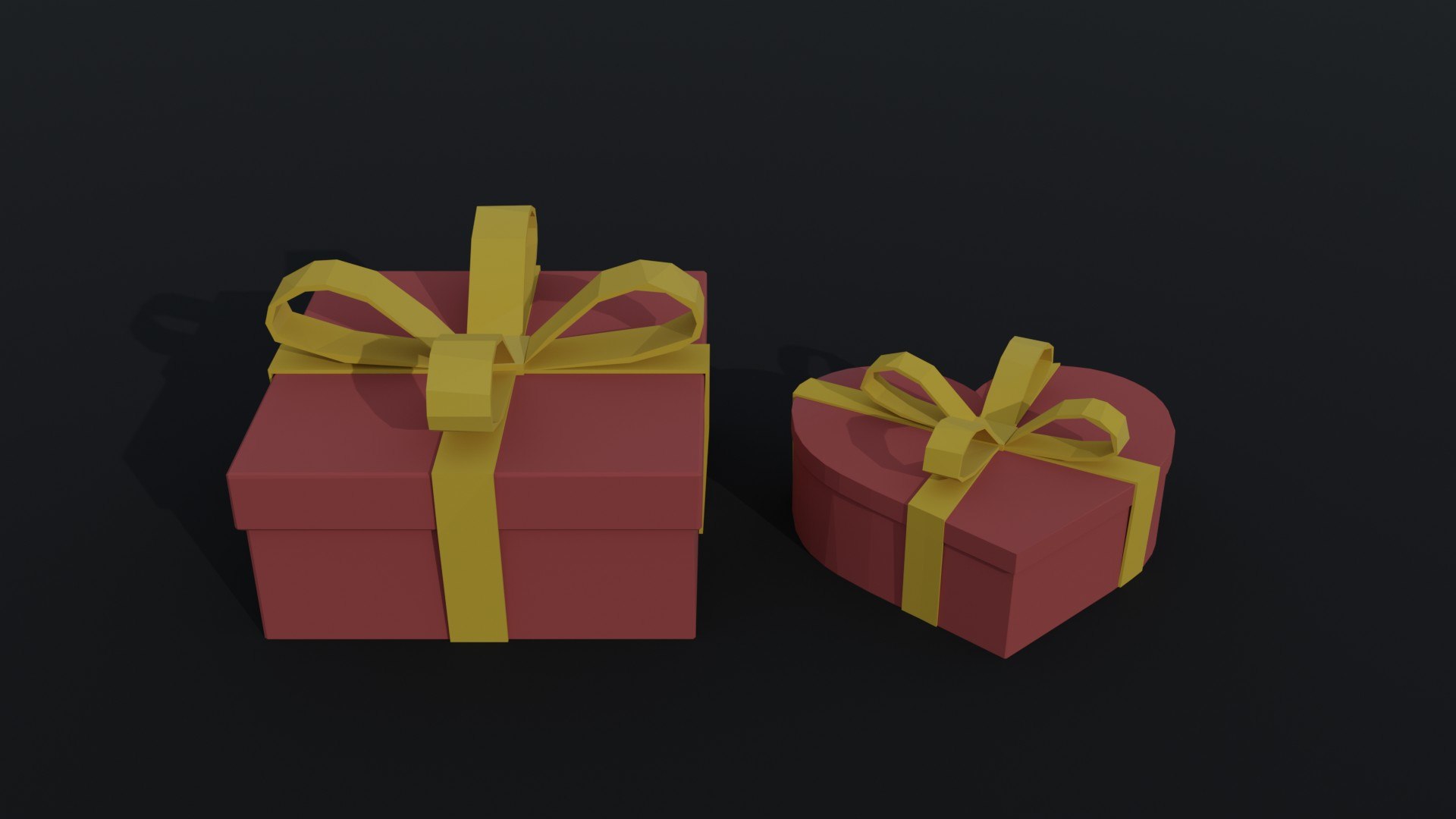 3D Model Cartoon Gift Box - TurboSquid 1671881