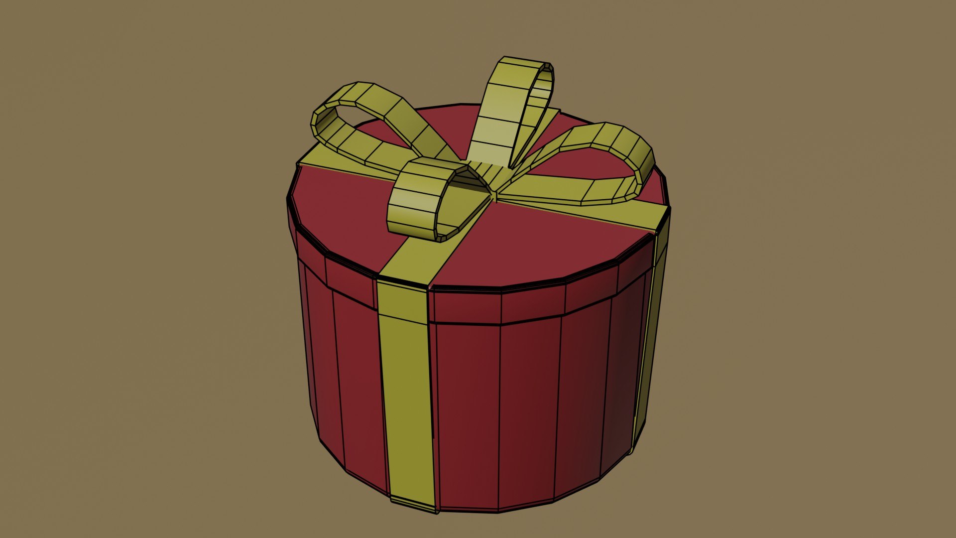 3D Model Cartoon Gift Box - TurboSquid 1671881