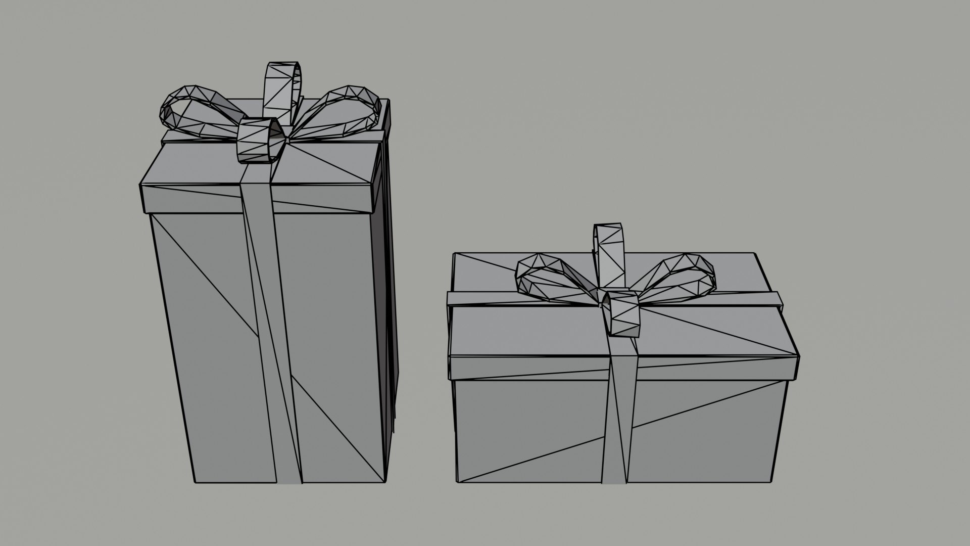 3D Model Cartoon Gift Box - TurboSquid 1671881