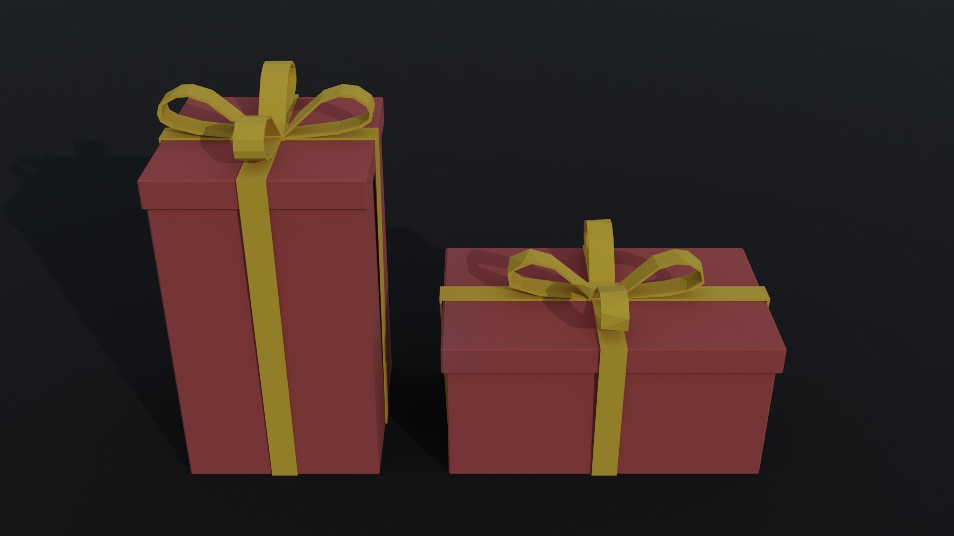 3D Model Cartoon Gift Box - TurboSquid 1671881