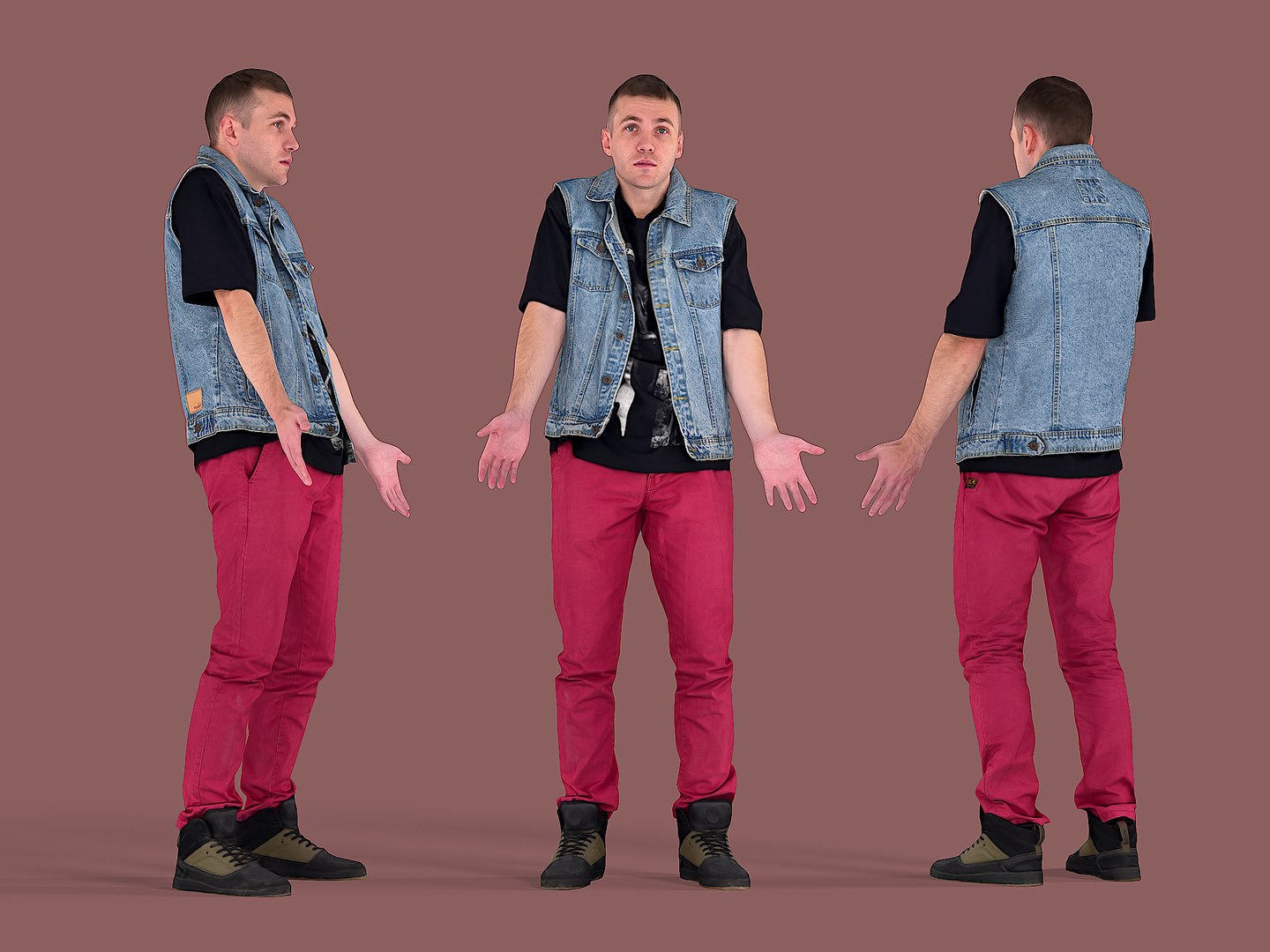 3D Guy Is Confused Model - TurboSquid 1841659