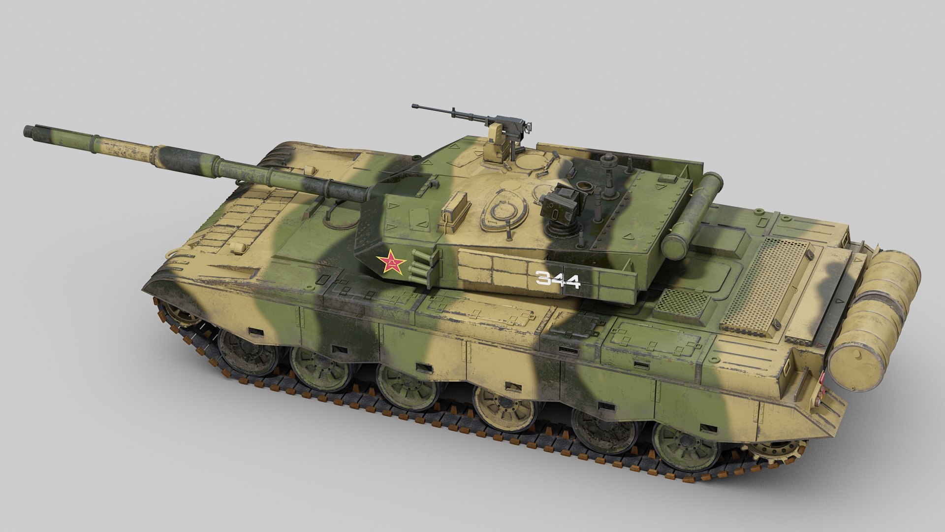 Modern Type 99 Chinese 3d Model