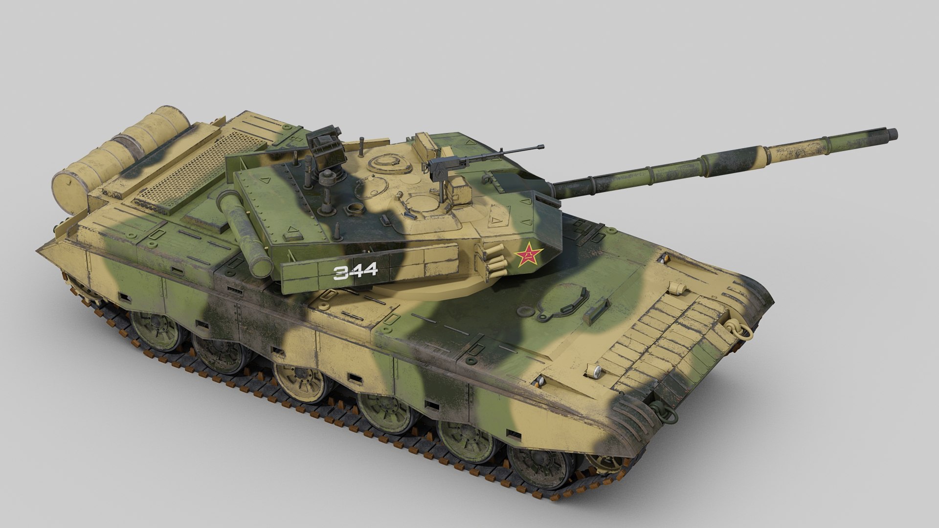 Modern Type 99 Chinese 3d Model