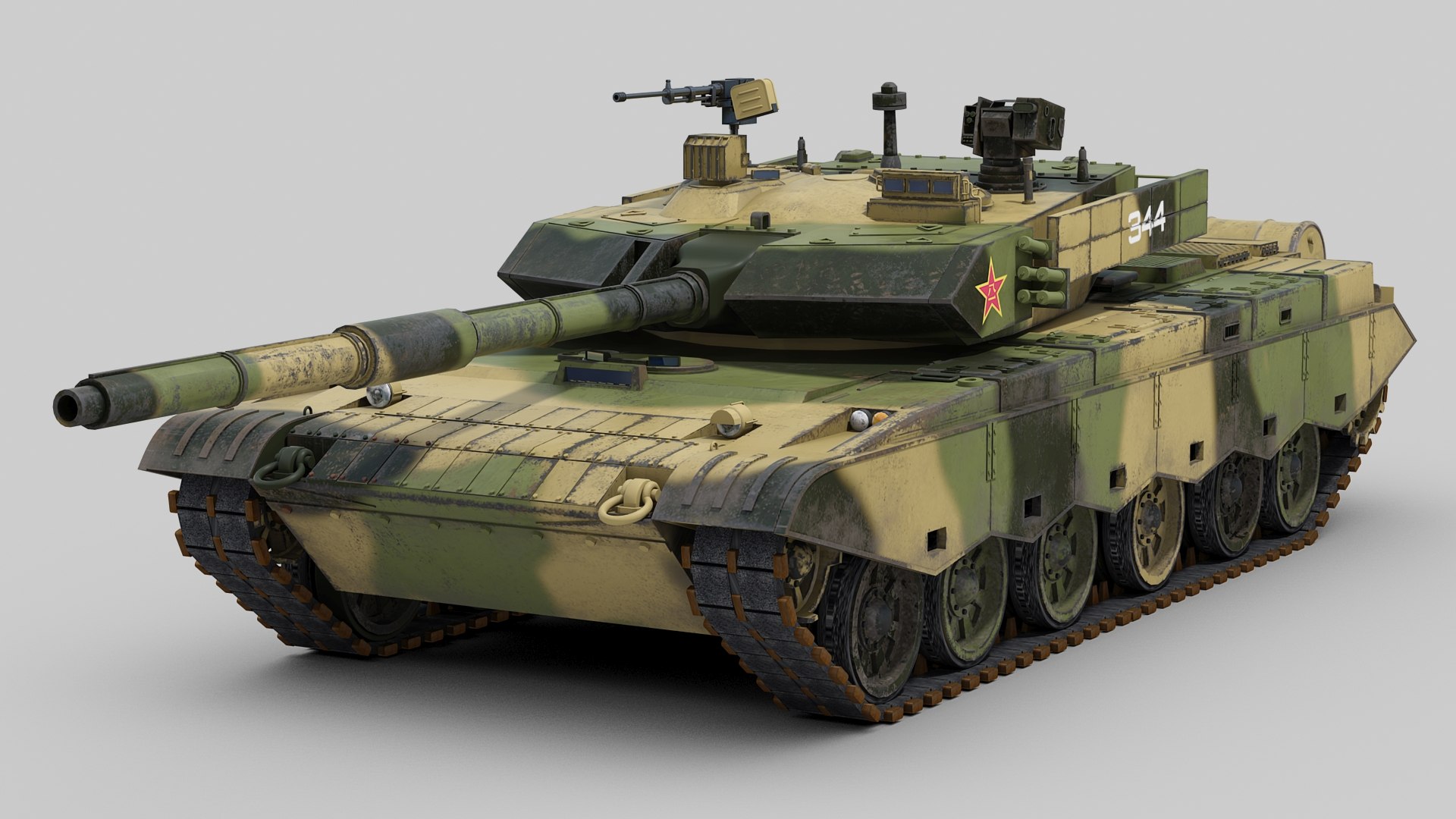 Modern Type 99 Chinese 3d Model