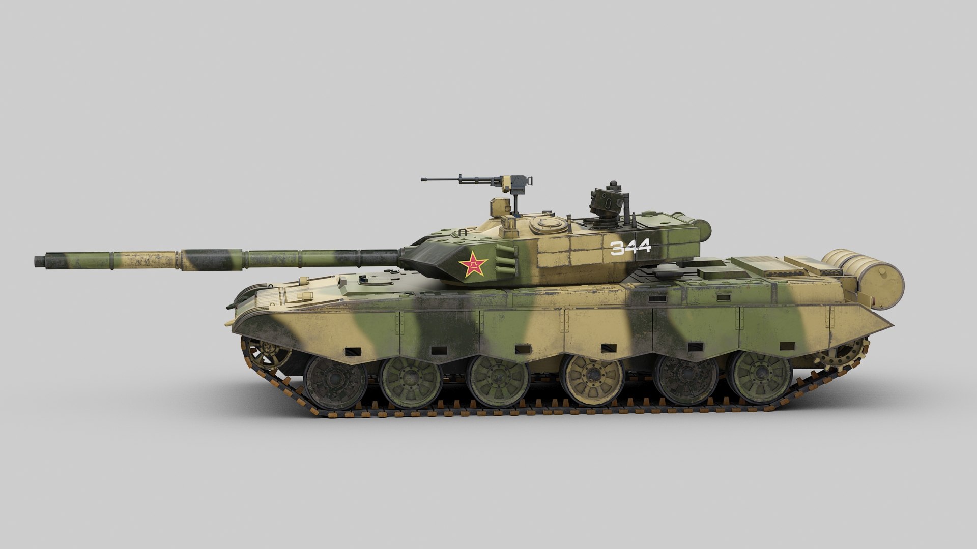 Modern Type 99 Chinese 3d Model