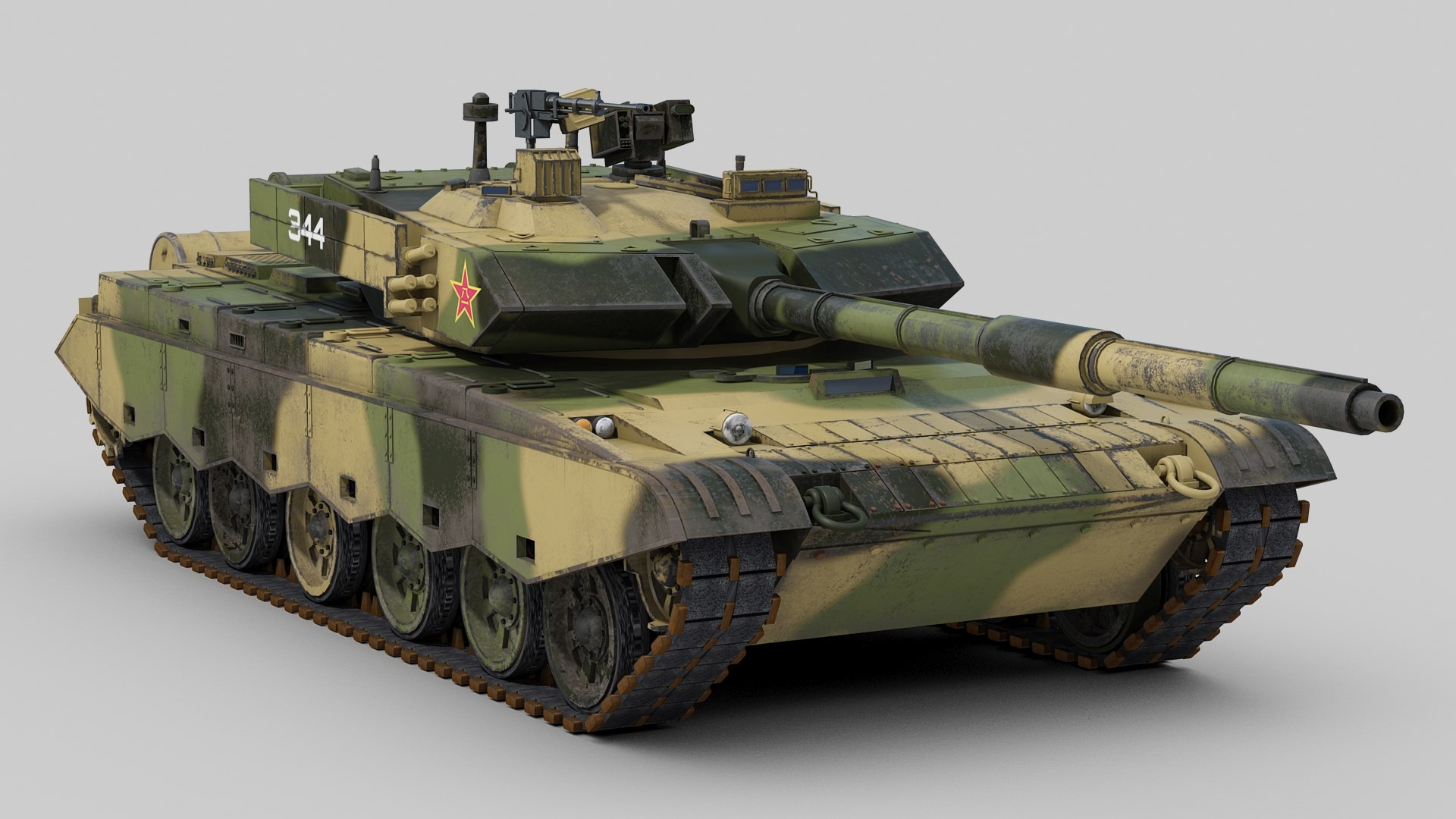 Modern Type 99 Chinese 3d Model
