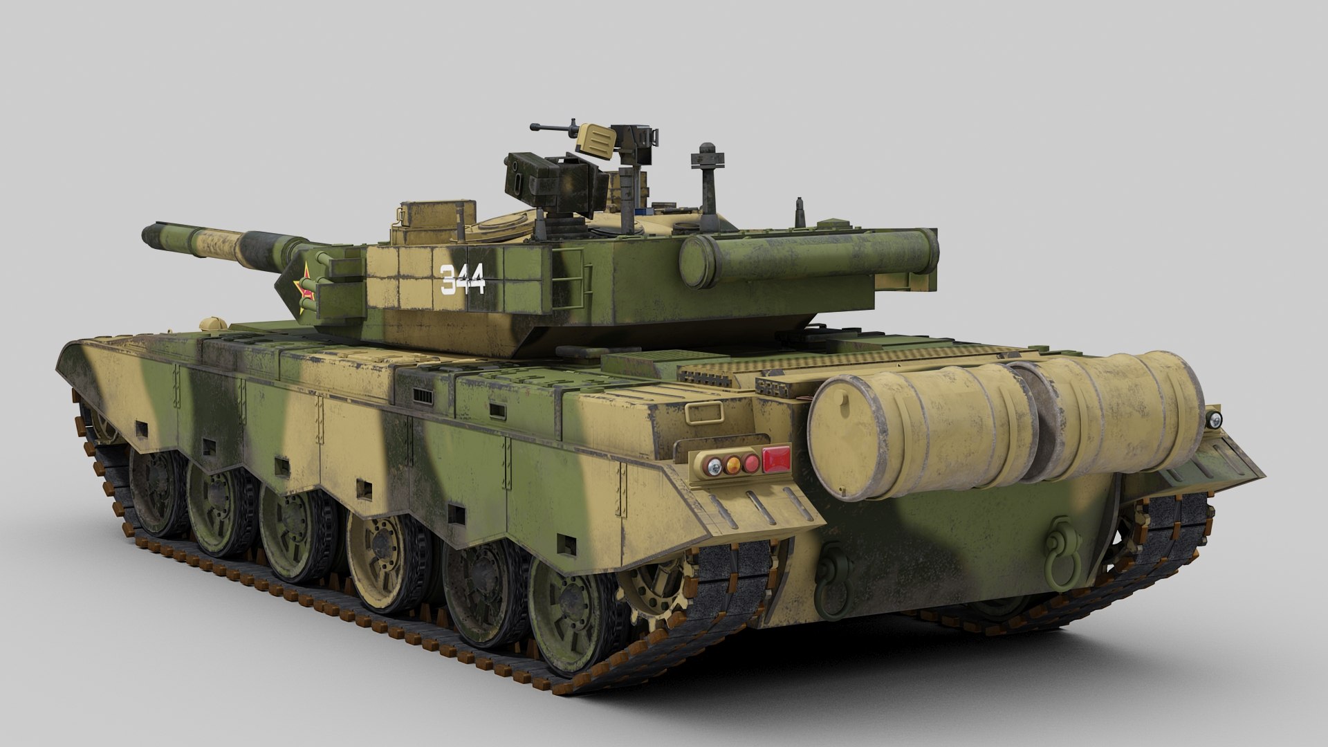 Modern Type 99 Chinese 3d Model