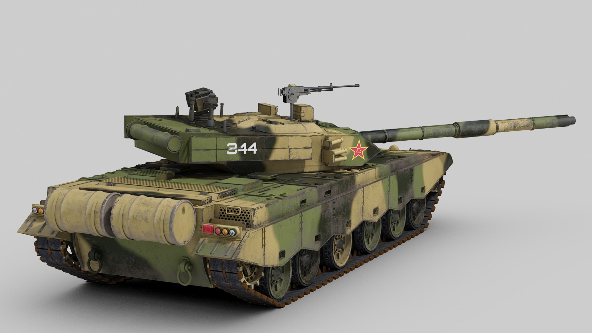Modern Type 99 Chinese 3d Model