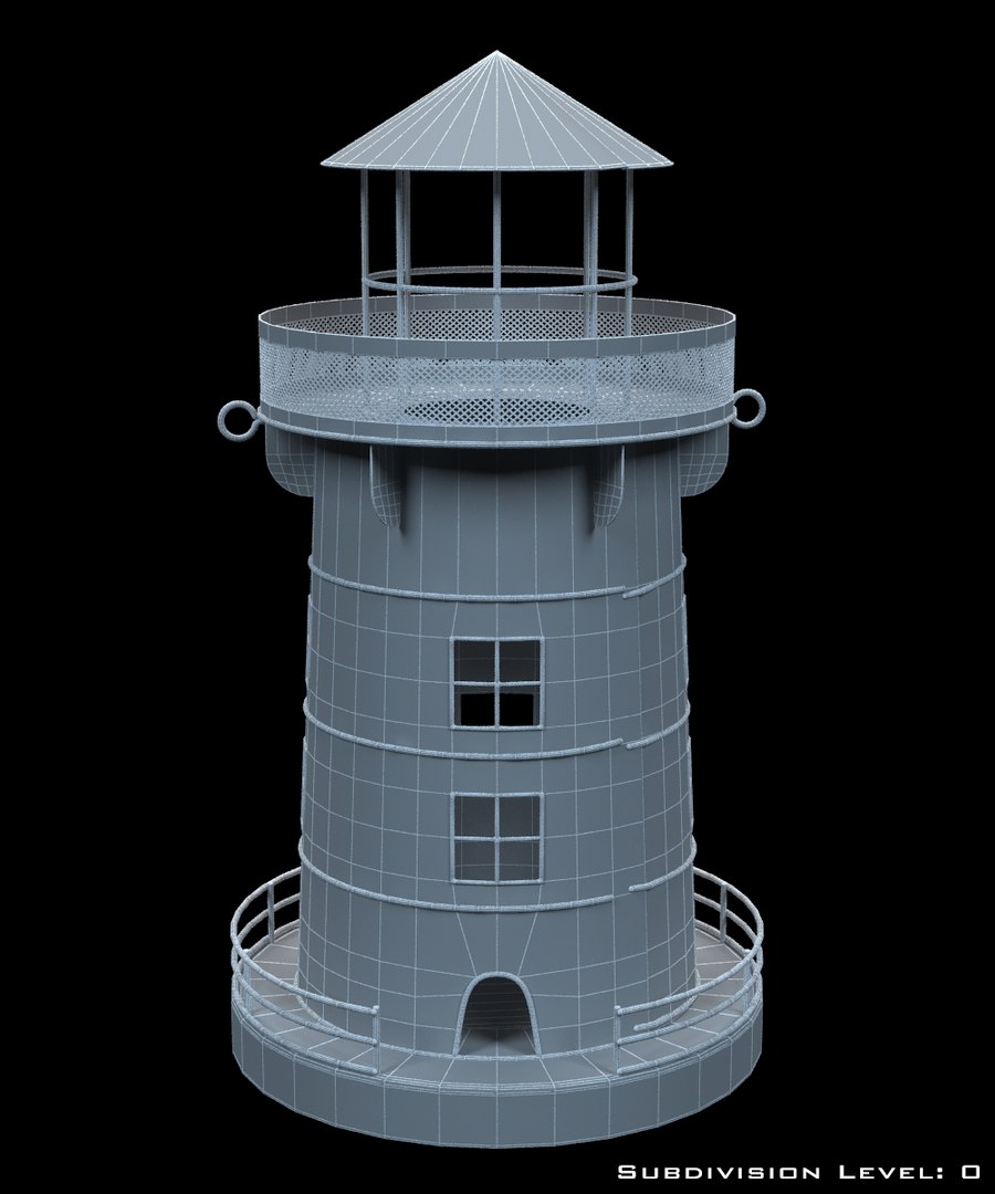 Light Lighthouse Obj